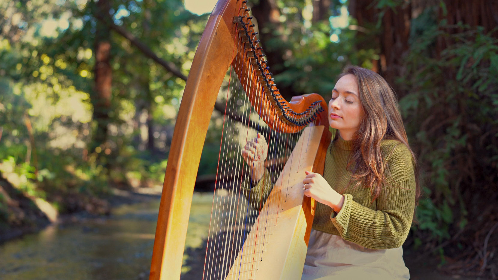Relaxing Harp Music by Sarah Bhalla